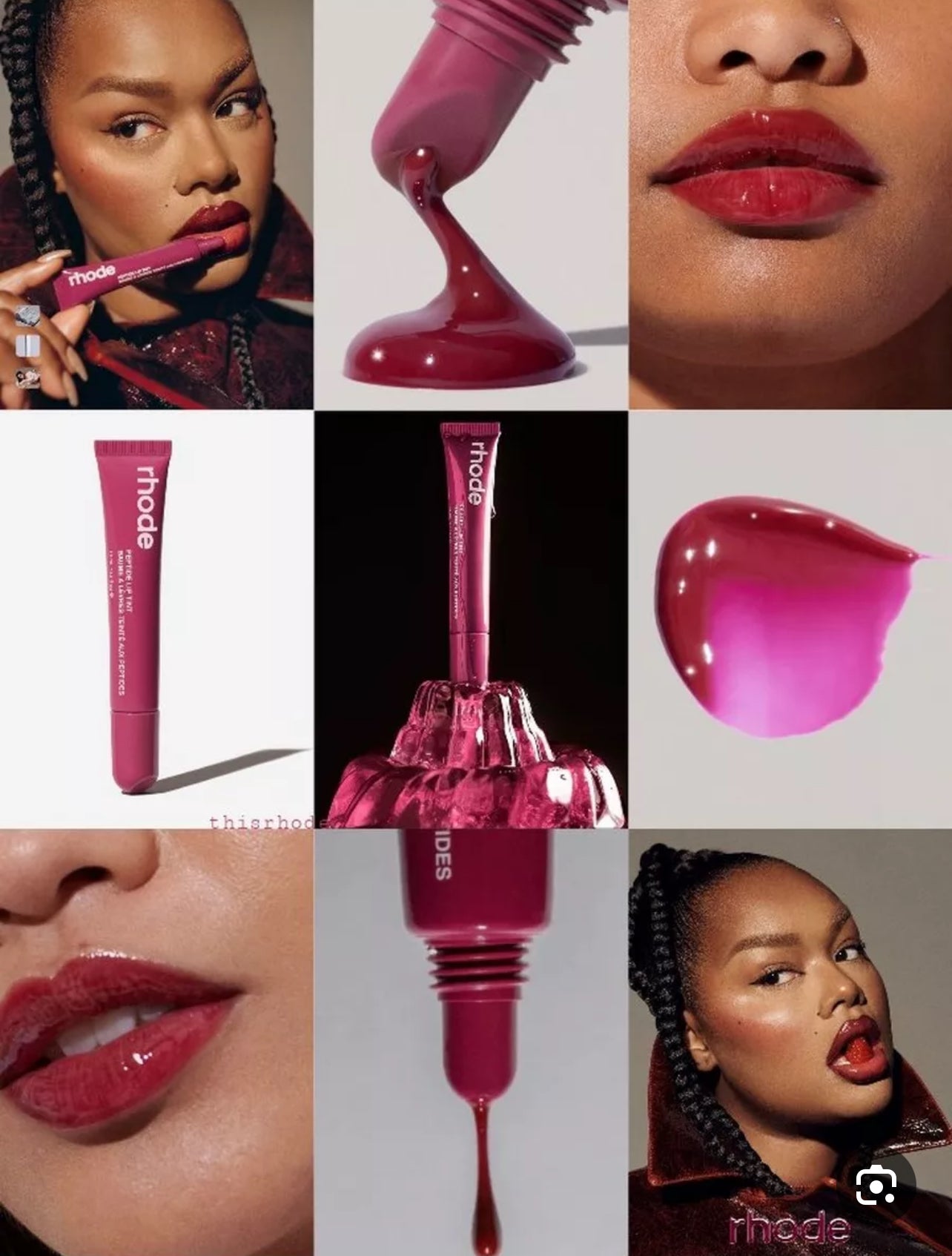 Купить тинт для губ Raspberry Jelly ягодный (Rhode Peptide Lip Tint ...