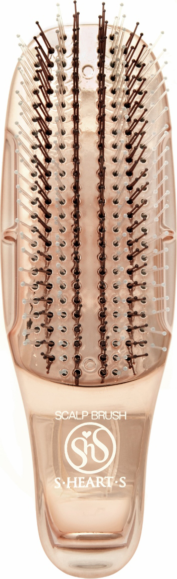 Купить расческу Scalp Brush Gold с укороченной ручкой, розовое золото ...