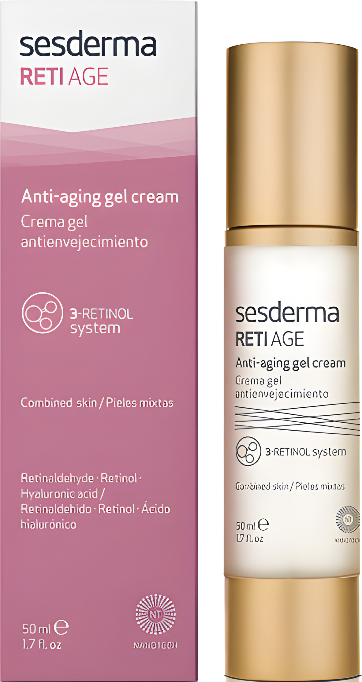 Купить крем-гель антивозрастной на основе системы 3-Retinol (Reti Age ...